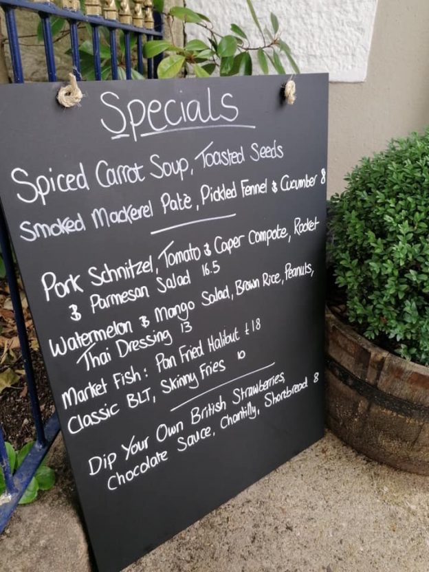 Our Menu - The Chequers